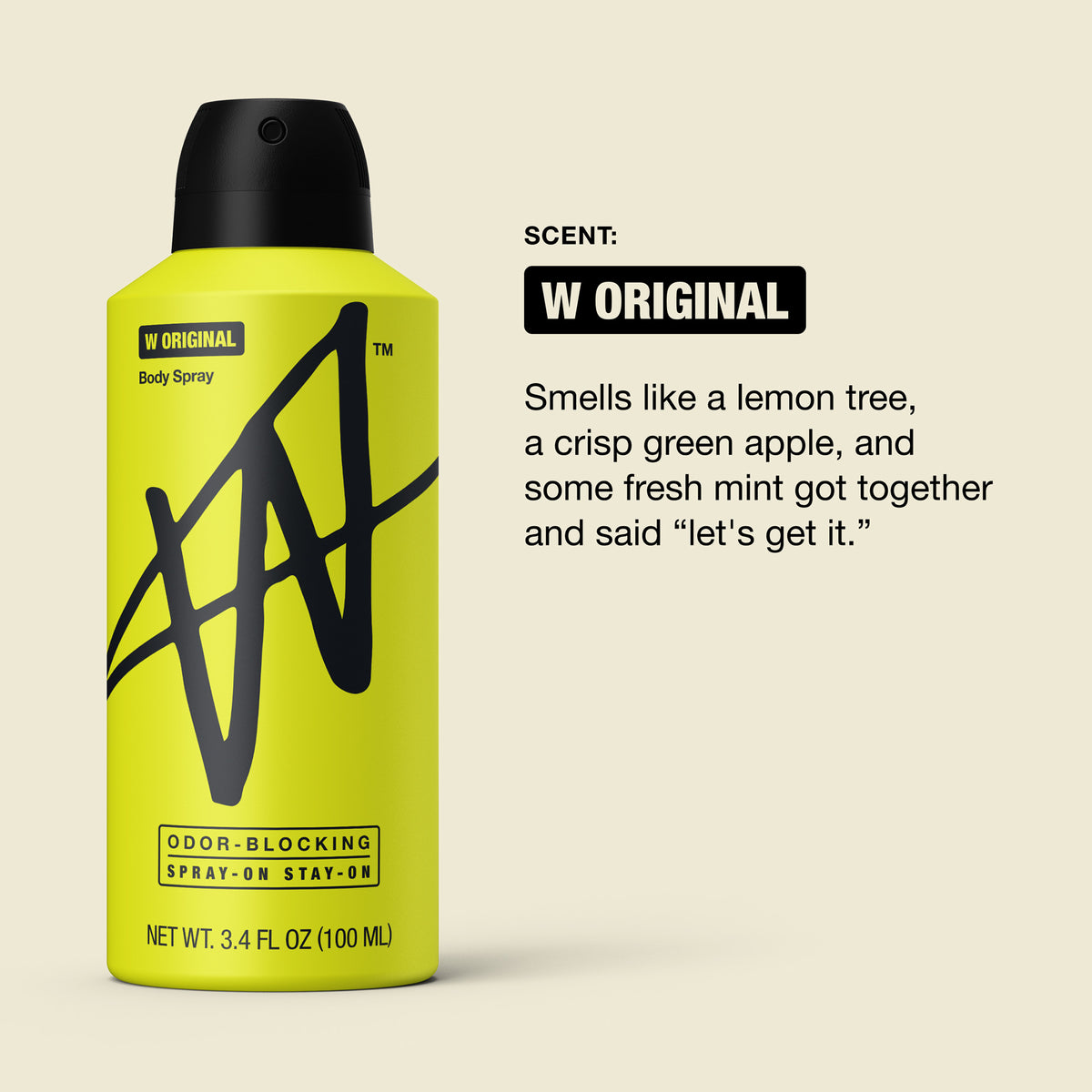 W ORIGINAL BODY SPRAY
